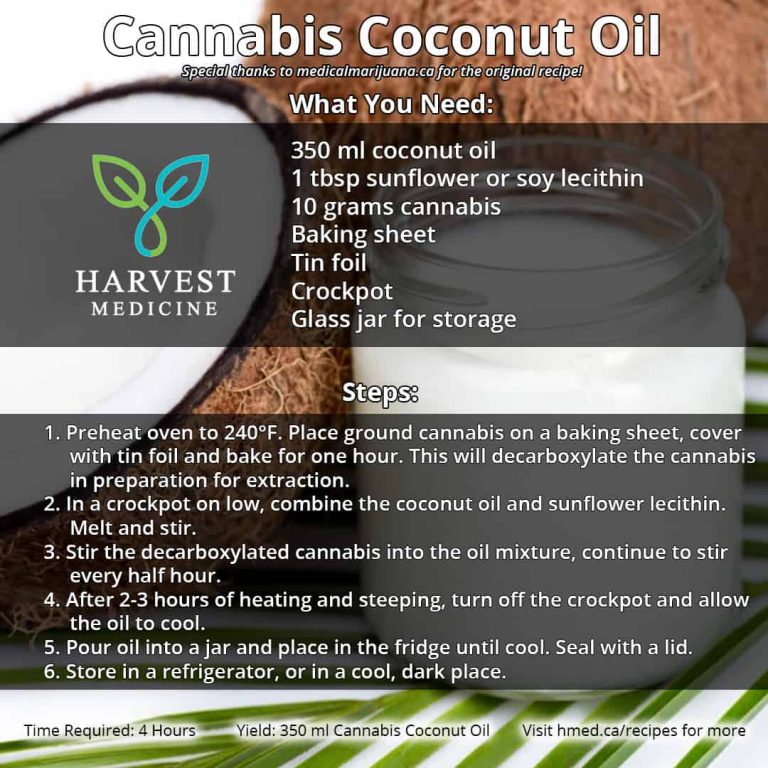 Cannabis Coconut Oil - Harvest Medicine